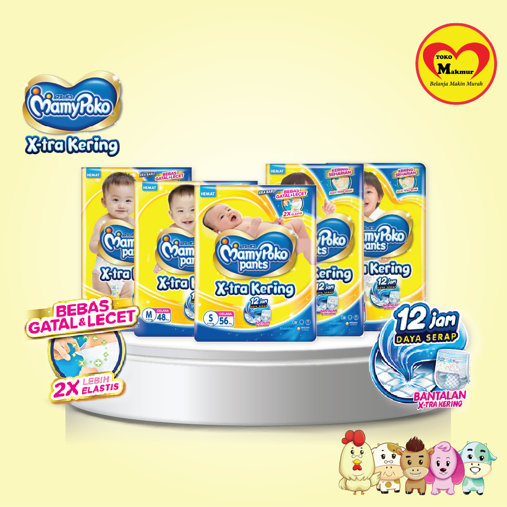 Jual Mamy Pants Poko X-tra Kering S56 / M48 / L42 / Xl38 / Xxl34 / Toko ...