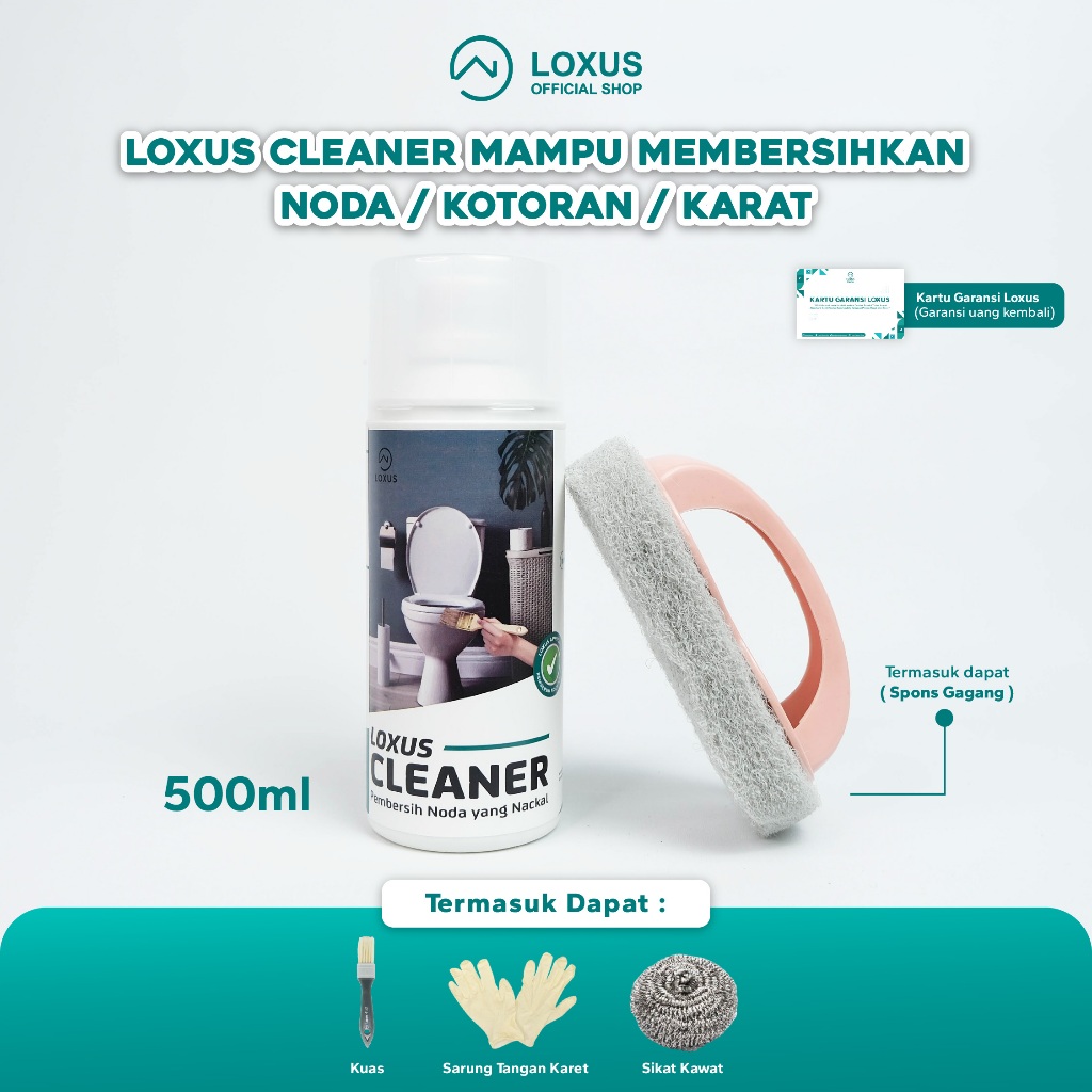 Jual Loxus Cleaner Pembersih Kerak Toilet Kamar Mandi Stainless Shower ...