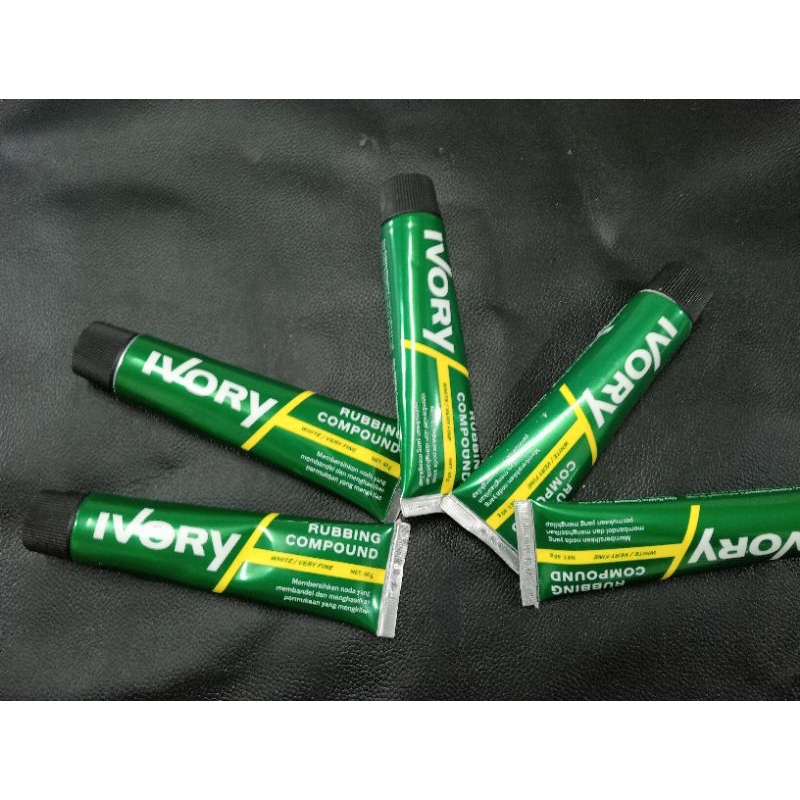 Jual ivorry rubbing compound putih 60gr Tube poles body mobil/motor ...