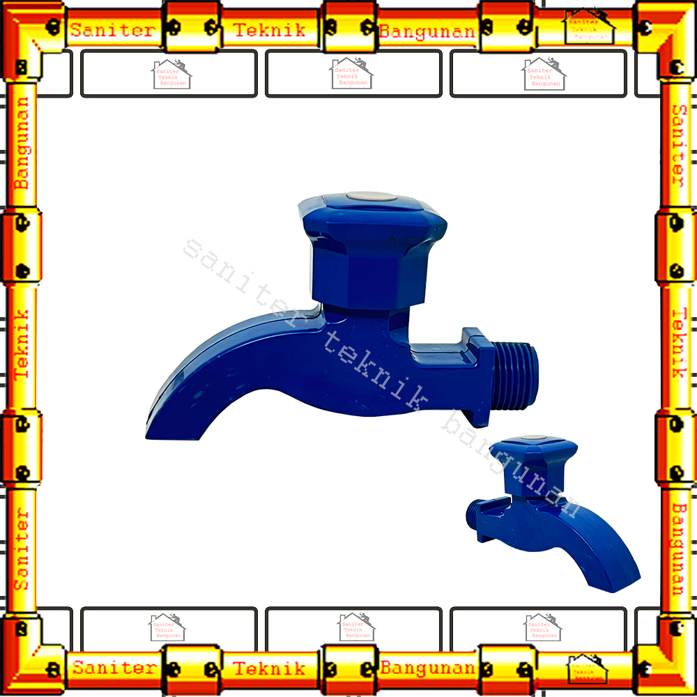 Jual Kran Air Pvc 1/2 Inch Sova Model Belimbing Kotak / Keran Air ...