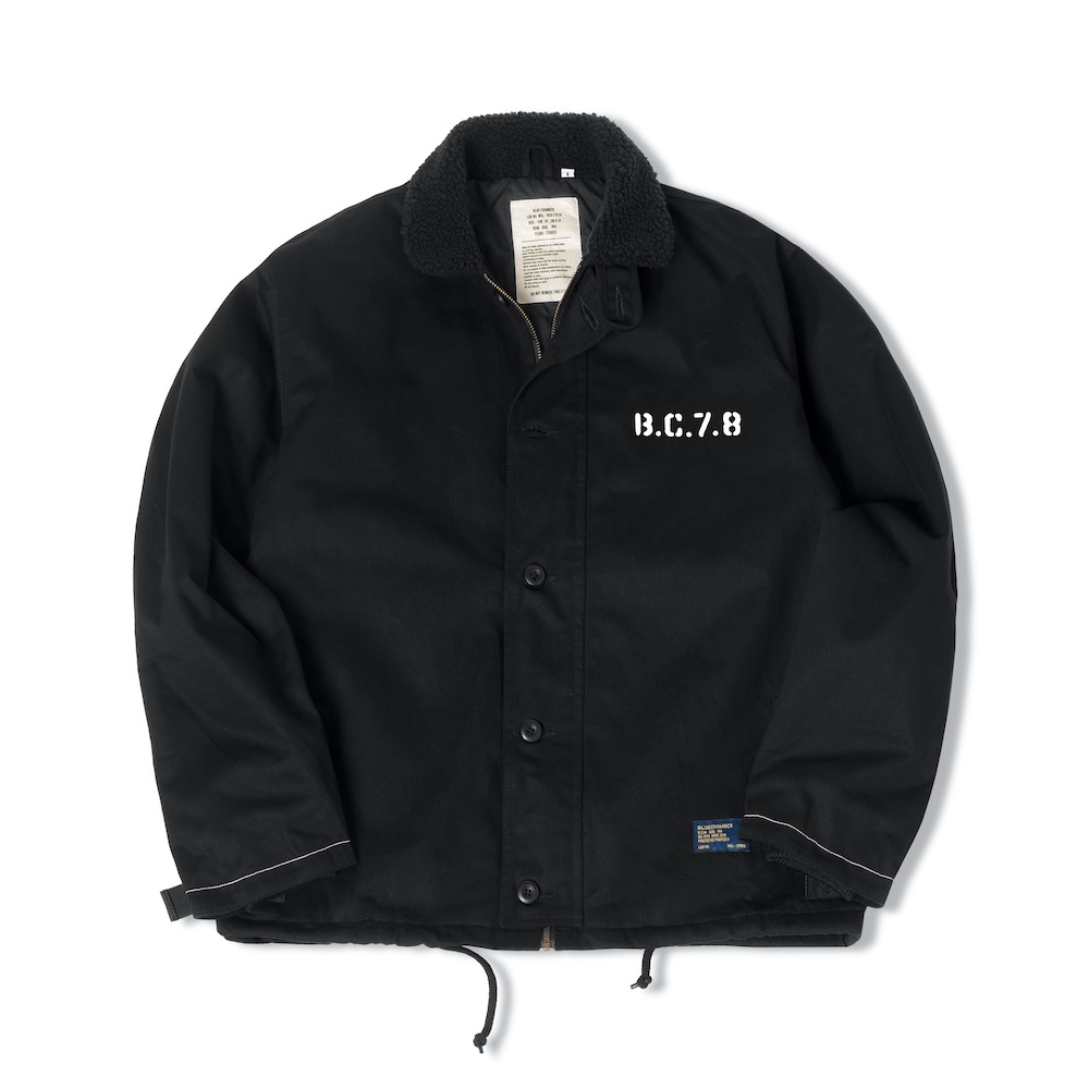 Jual Blue Chamber N-1 Deck Jacket Leroy Black | Shopee Indonesia