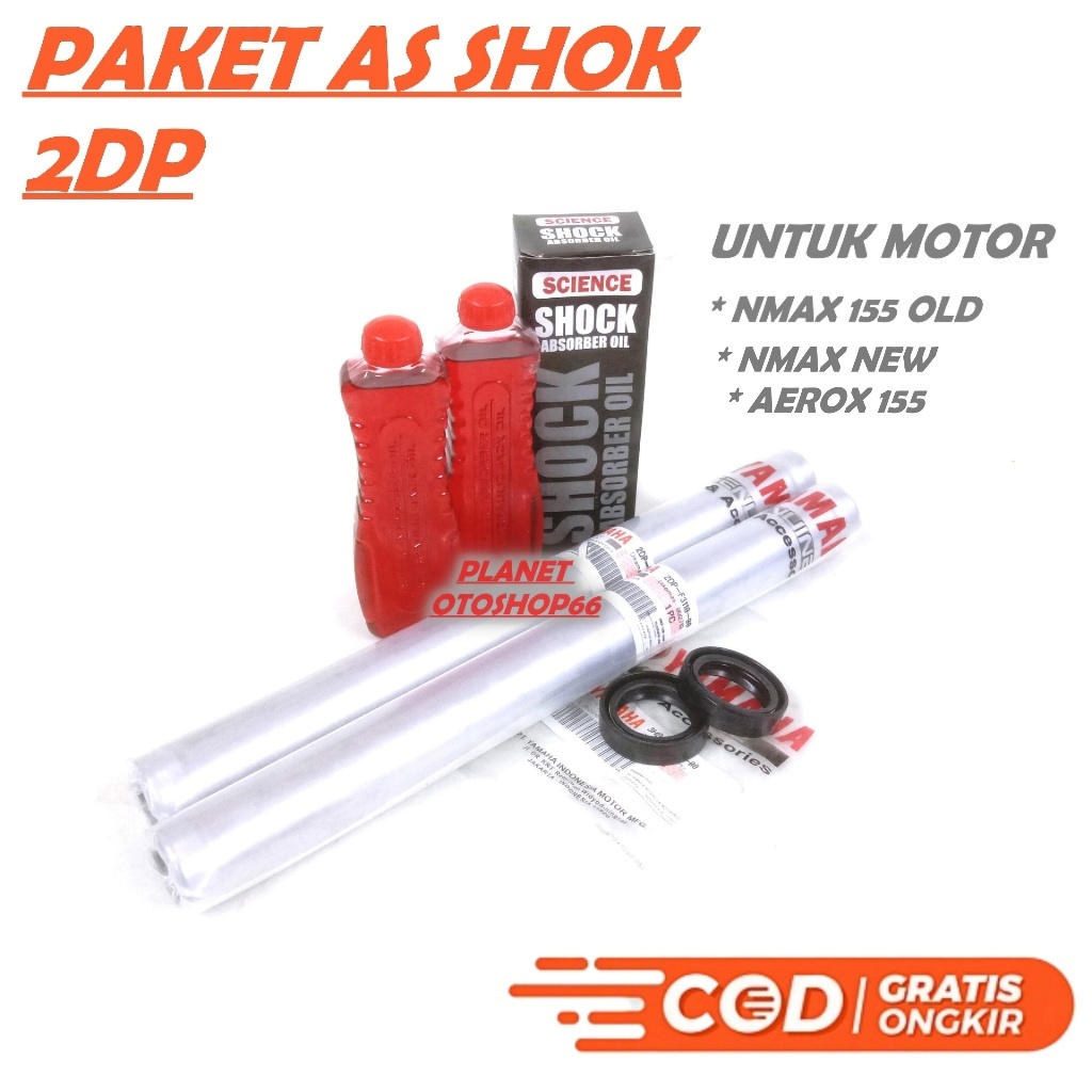 Jual AS SHOCK DEPAN NMAX 2DP + SEAL SHOK YAMAHA N MAX OLD DAN NEW HALU ...