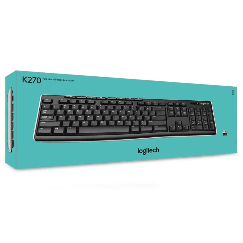 Jual Full Size Wireless Keyboard Logitech K270 with Unifying Receiver | Shopee Indonesia