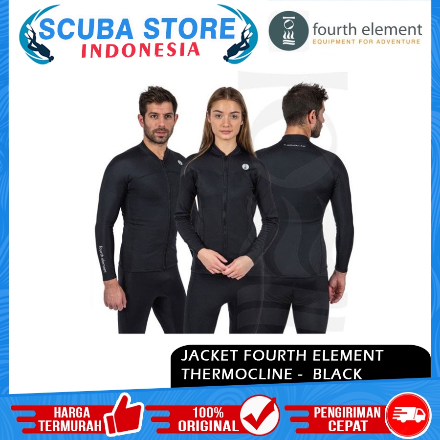 Jual Jacket Fourth Element Thermocline Topper Black Jaket Baju Selam ...