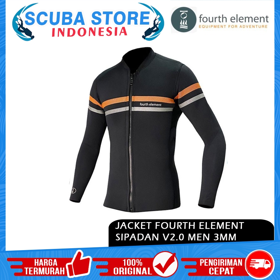 Jual Jacket Fourth Element Sipadan V2.0 Men Neoprene 3mm Topper Wetsuit ...