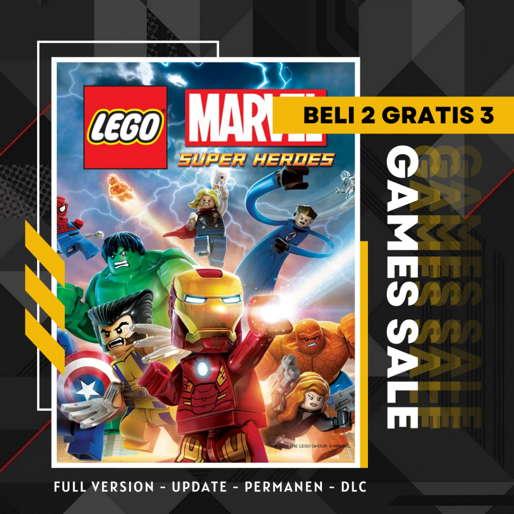 Jual LEGO MARVEL SUPER HEROES - GAME PC - GAME LAPTOP - PC GAMES ...