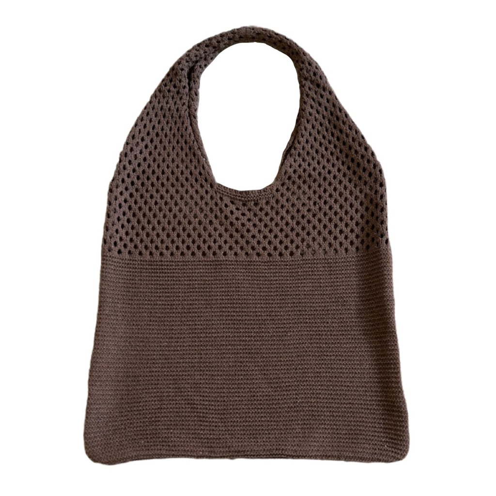 Jual Knit Bag Crochet Bag Tas Korea Rajut Tas Rajut Bahu Tas bahu Tote ...