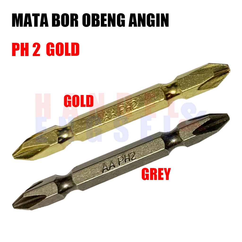 Jual Mata Obeng Skrup + / Sekrup Angin PH2 (+) / Mata Bor Obeng Gypsum ...