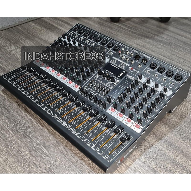 Jual Mixer 12 Channel dBvoice Champion 14 Effect 99DSP Original Mixer ...