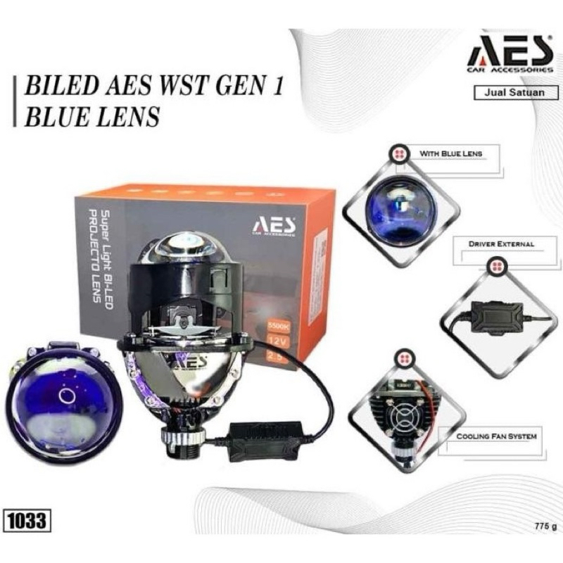 Jual ORIGINAL PROJECTOR BMW MOTOR BILED WST GEN 1 BLUELENS WATERPROOF ...