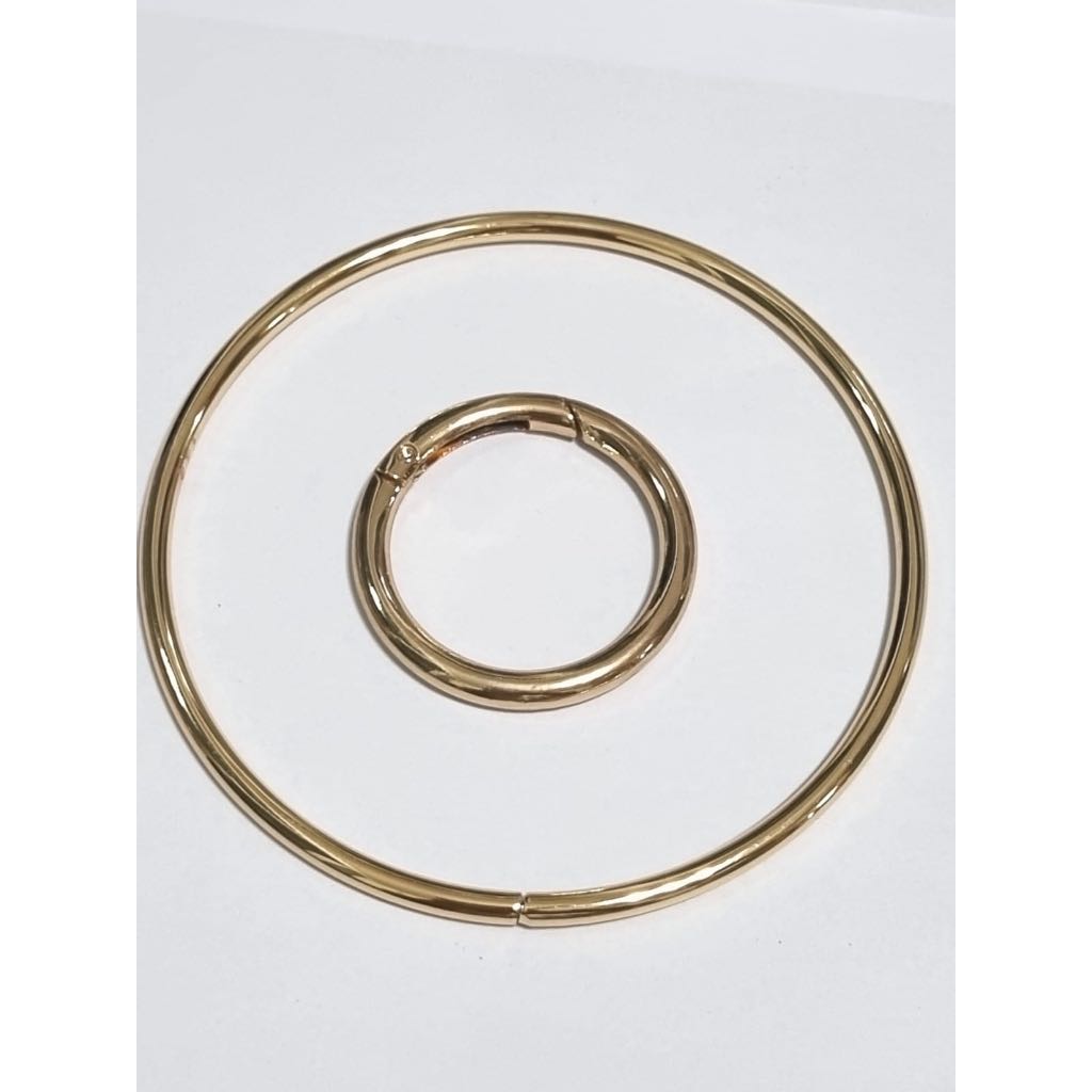Jual ring bulat ( R B ) tas 10 cm gold/ PCS | Shopee Indonesia