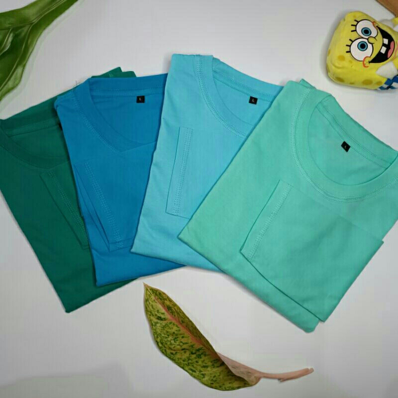 Jual Kaos polos katun kombed 24s reaktiv premium/lengan panjang group 2 ...