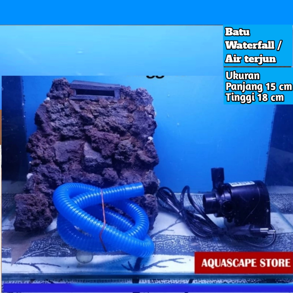 Jual BATU WATERFALL NANO TANK! Hiasan tebing airterjun aquascape bahan ...