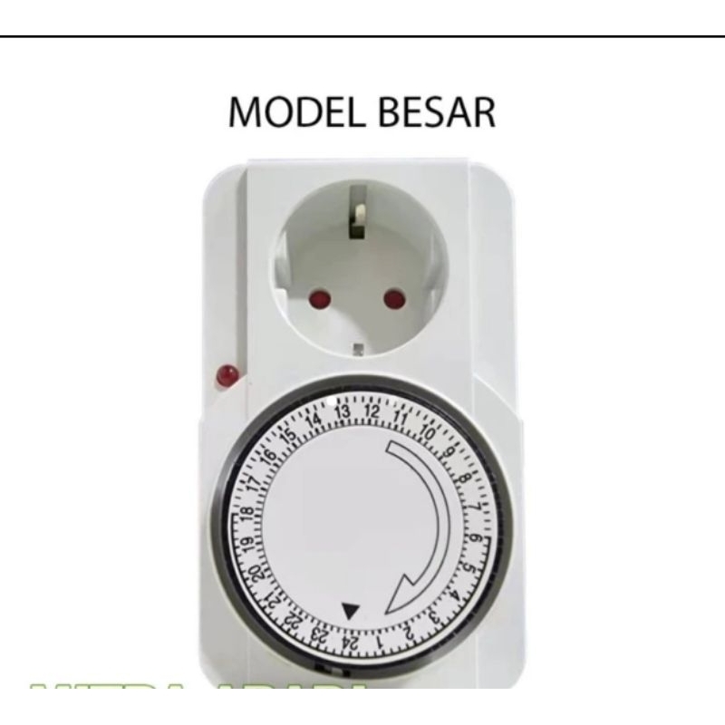 Jual stop kontak timer manual 24 jam model besar | Shopee Indonesia