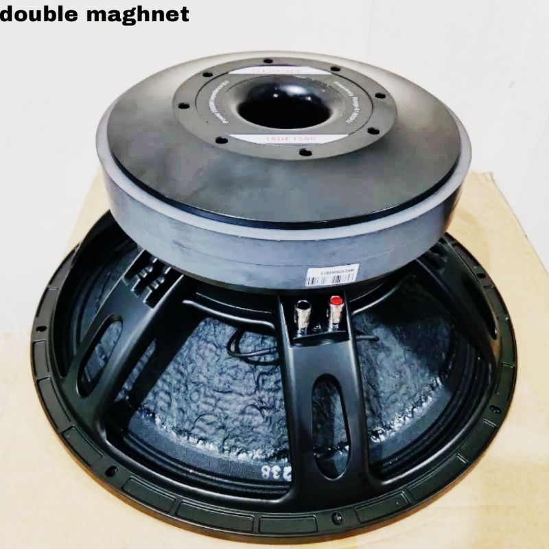 Jual Komponen Speaker 18in Subwoofer Wisdom 18DF1500 / 18 DF1500 Double ...