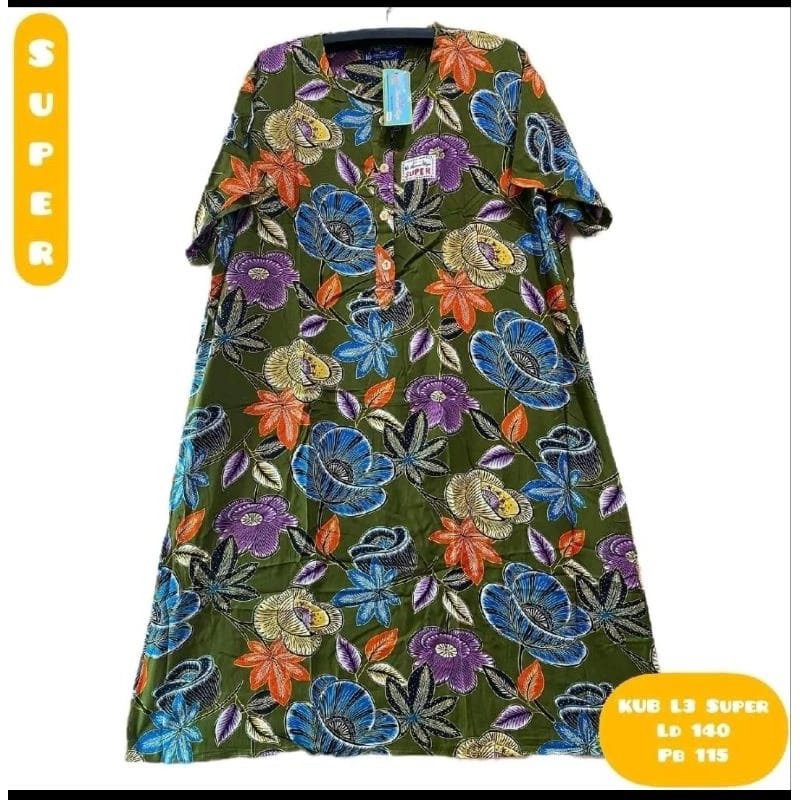 Jual Daster Kencana Ungu L3 Super Label Biru Jumbo Ld.140 Motif Terbaru ...
