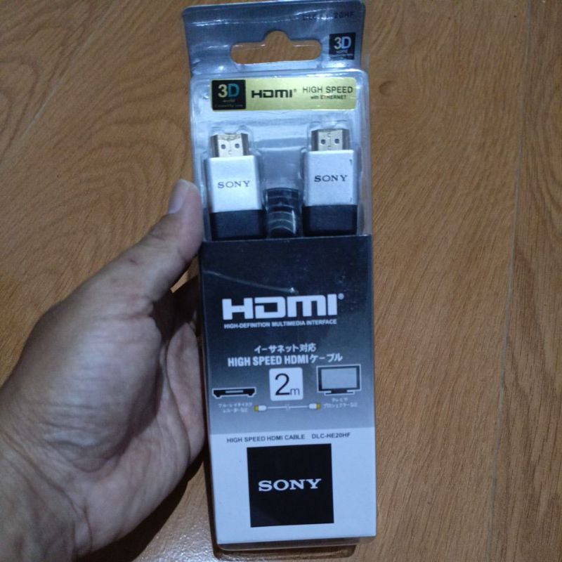 Jual kabel HDMI sony 2M high speed hdmi cable lebih stabil | Shopee Indonesia