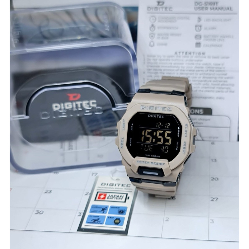 Jual Jam Tangan DIGITEC DG 5169 / DG-5169T / DG5169T / DG5169 / DG ...