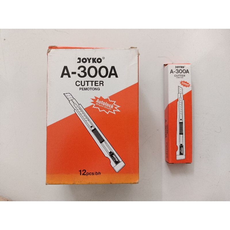 Jual Cutter Blade JOYKO A-300A / Pisau Pemotong Kecil A 300A Auto Lock ...
