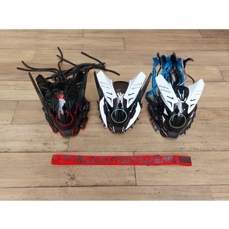 Jual Cyberpunk Mask V6 Cosplay LED High Quality Cyberpunk Helmet / helm ...