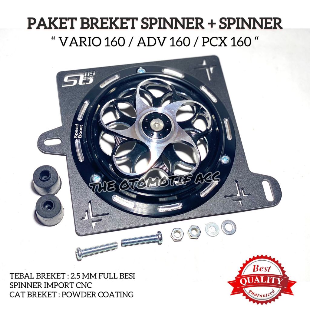 Jual Paket Set Spinner Cover Pelindung Kipas Radiator Cnc + Breket ...