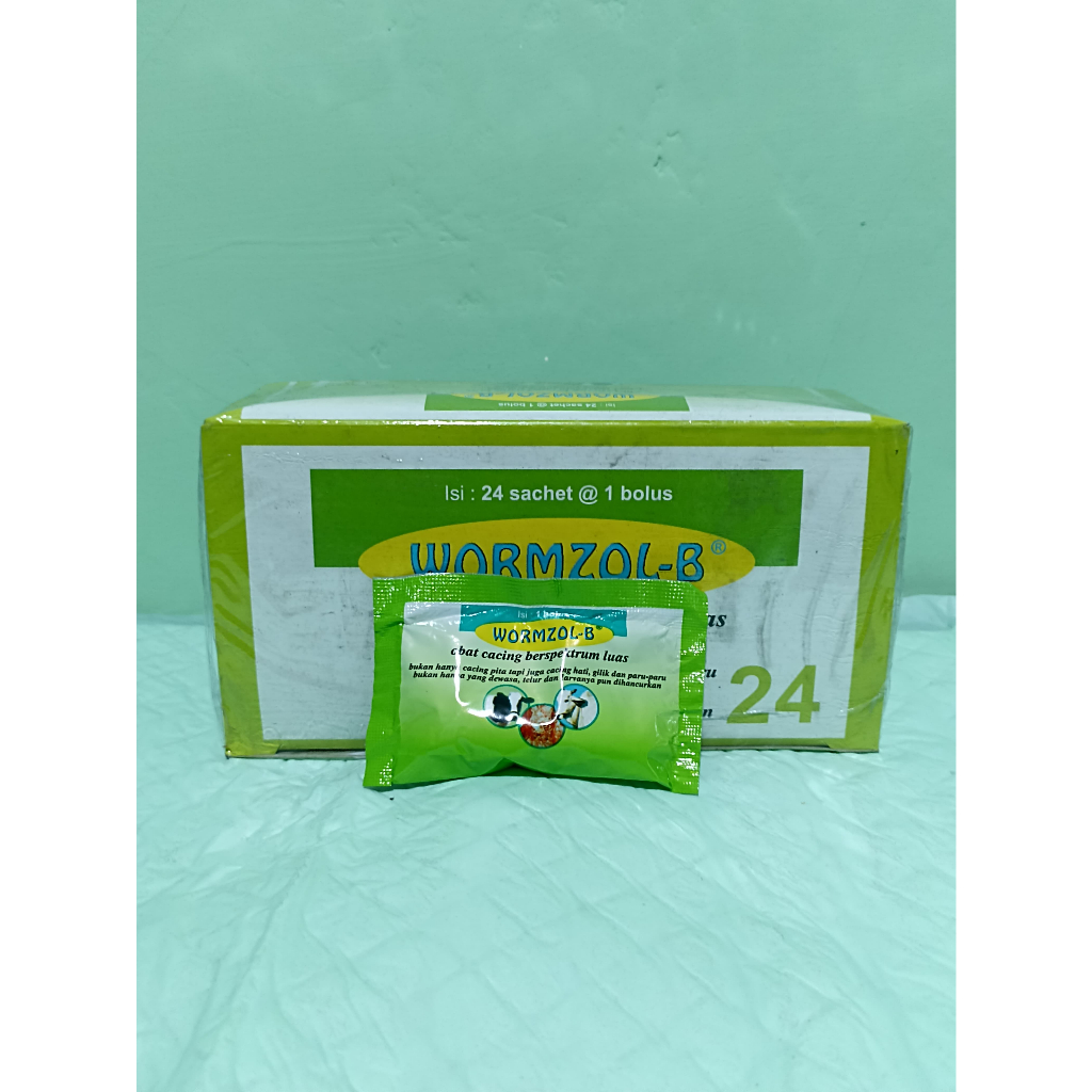 Jual WORMZOL B 1 BOLUS SACHET - Obat Cacing Cacingan Sapi Kerbau Kuda ...
