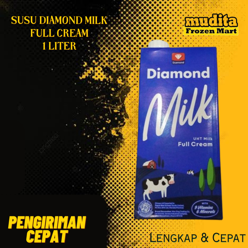 Jual Susu Diamond Milk Full Cream 1 liter | Shopee Indonesia