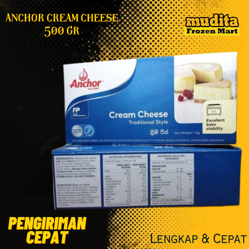 Jual Anchor Cream Cheese 500 gr | Shopee Indonesia