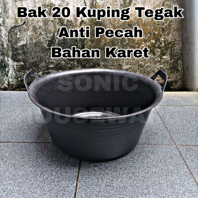 Jual Bak Baskom 20 Kuping Tegak GM Cuci Piring Baju Ikan Daging Tebal ...