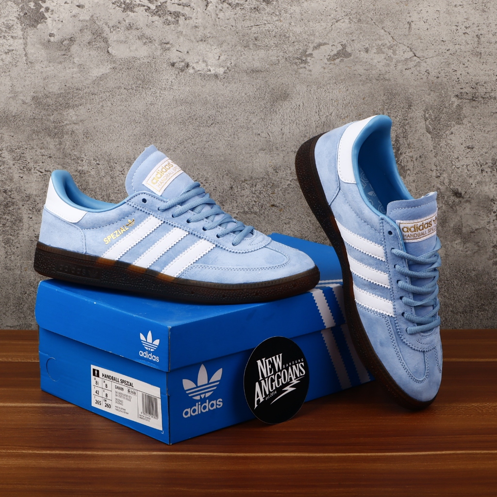 Jual Sepatu Spezial Ice Sky Blue Biru - BD76321 Handball | Shopee Indonesia