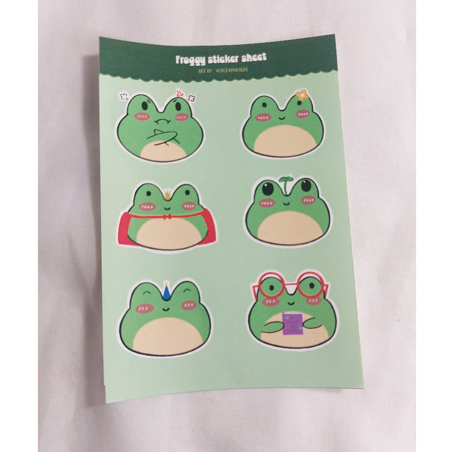 Jual Sticker froggie stiker vinyl a7 | Shopee Indonesia