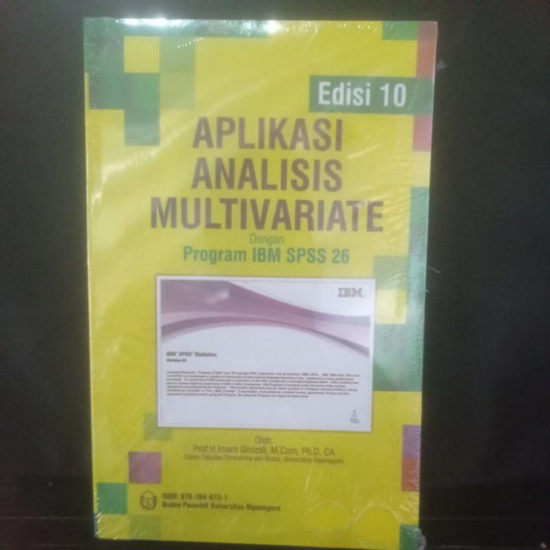 Jual Buku APLIKASI ANALISIS MULTIVARIATE DENGAN IBM SPSS 26. | Shopee ... Jual Buku APLIKASI ANALISIS MULTIVARIATE DENGAN IBM SPSS 26. | Shopee ...