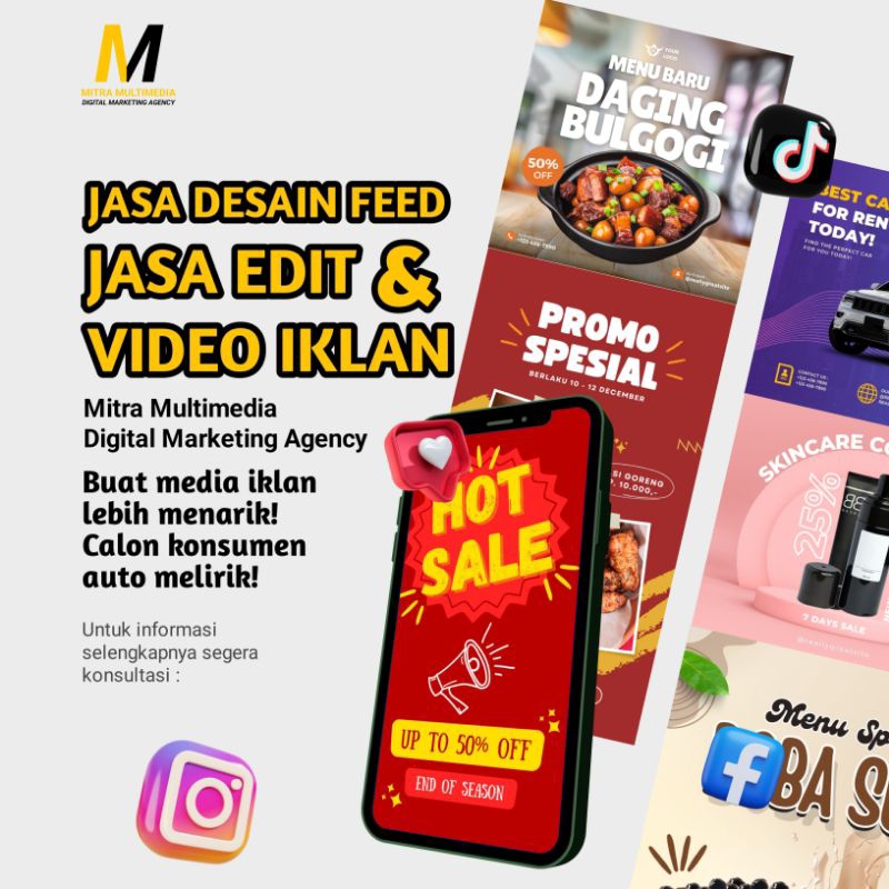 Jual Jasa Pembuatan Edit Video Iklan Reels | Shopee Indonesia