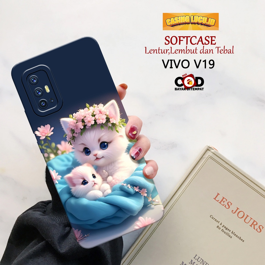 Jual Case Hp Vivo V19 Terbaru - Fashion Case Kucing - Softcase Hp Vivo V19 Terbaru - Casing Hp ...