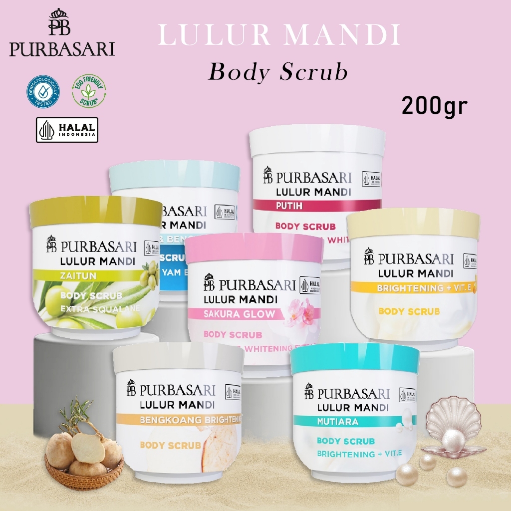 Jual PAMELA Purbasari Lulur Mandi / Body Scrub 200 gr | Shopee Indonesia
