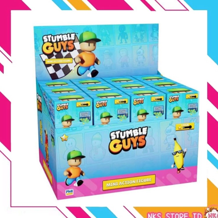 Jual ART F4O Mainan Mini Figure Stumble Guys Figure 1 Pack Blind Box ...