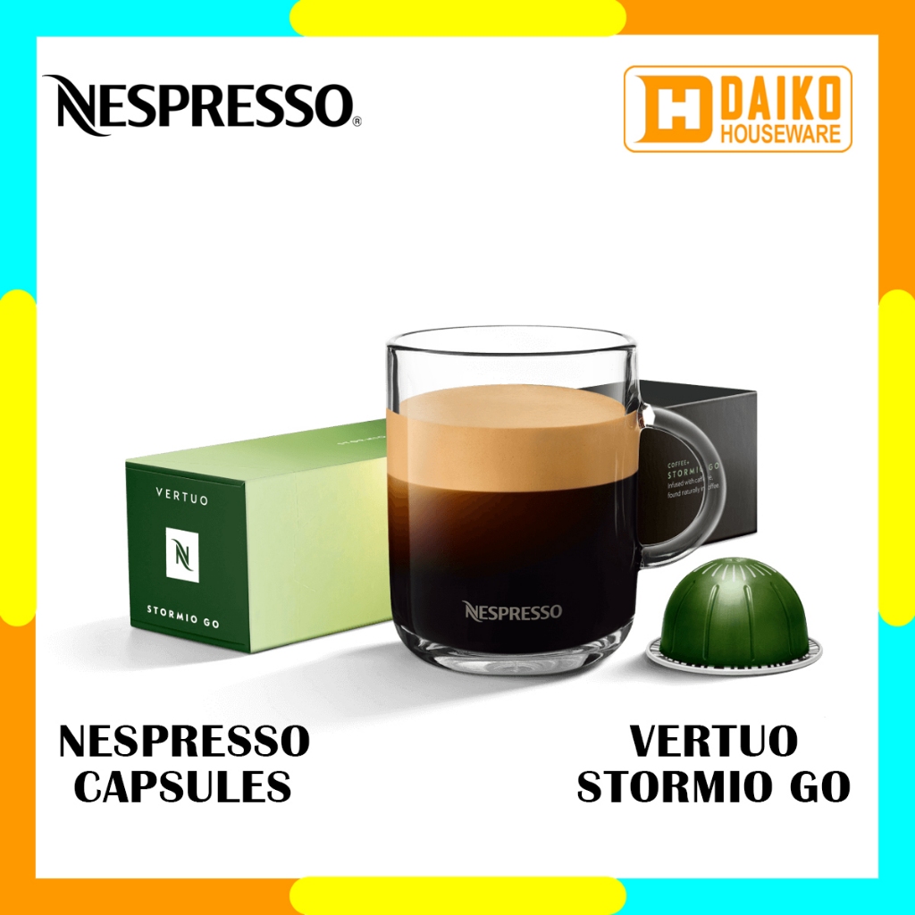 Jual Capsule Nespresso Vertuo Stormio Go - Dark Roast Coffee - Kopi ...