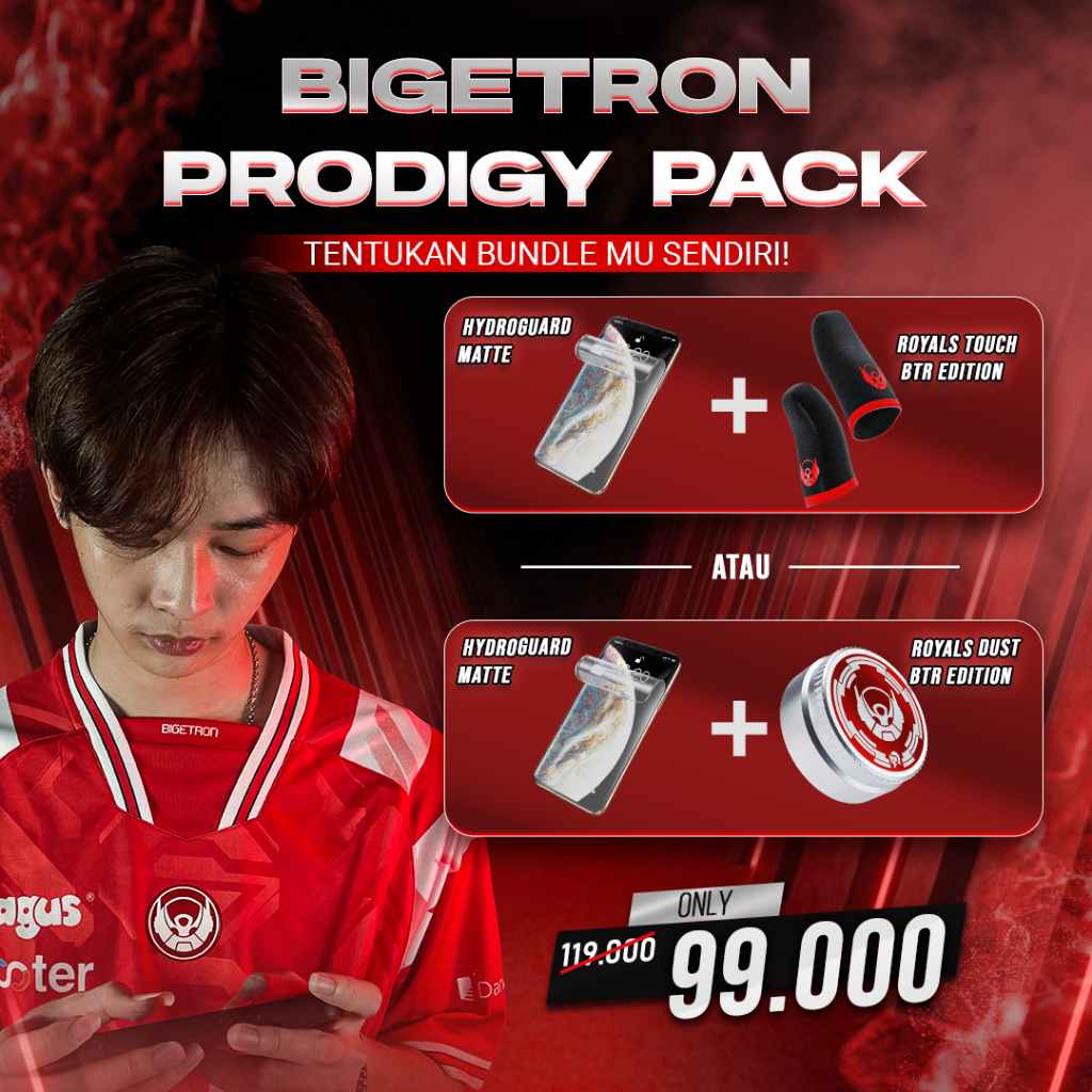 Jual [BIGETRON PRODIGY PACK] Hydroguard Matte + Royals Dust ATAU Royals ...