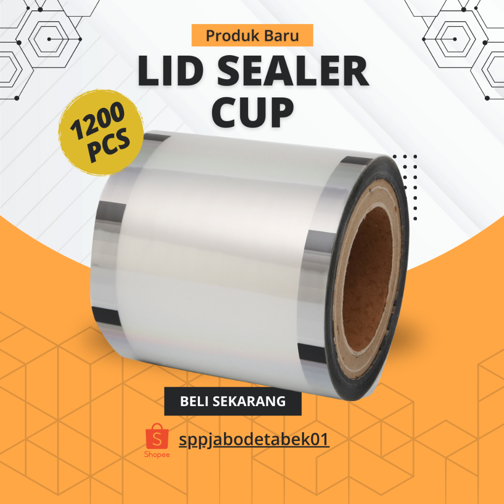 Jual Sealer Cup Plastik Cupsealer Lid Cup Sealer Isi 1200Pcs | Tutup ...