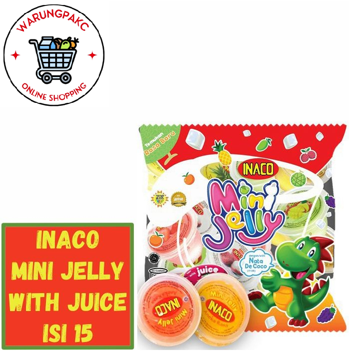 Jual INACO Mini Jelly isi 15 cups - ( HARGA 1 BUNGKUS ) Exp Sep 2025 ...