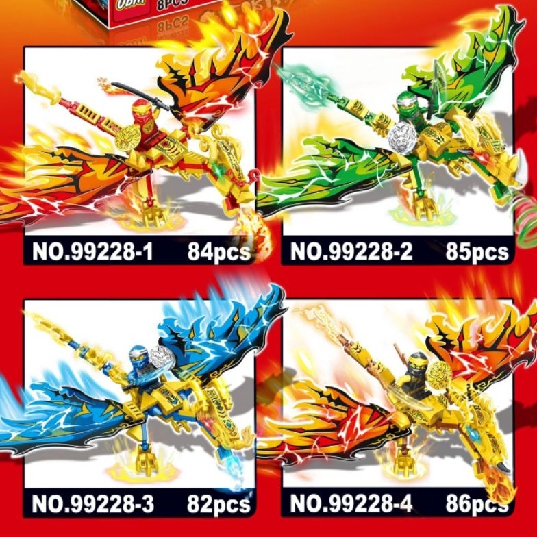 Jual ART M75A mainan anak ninjago dragon ninjago figure ninjago dragon ...