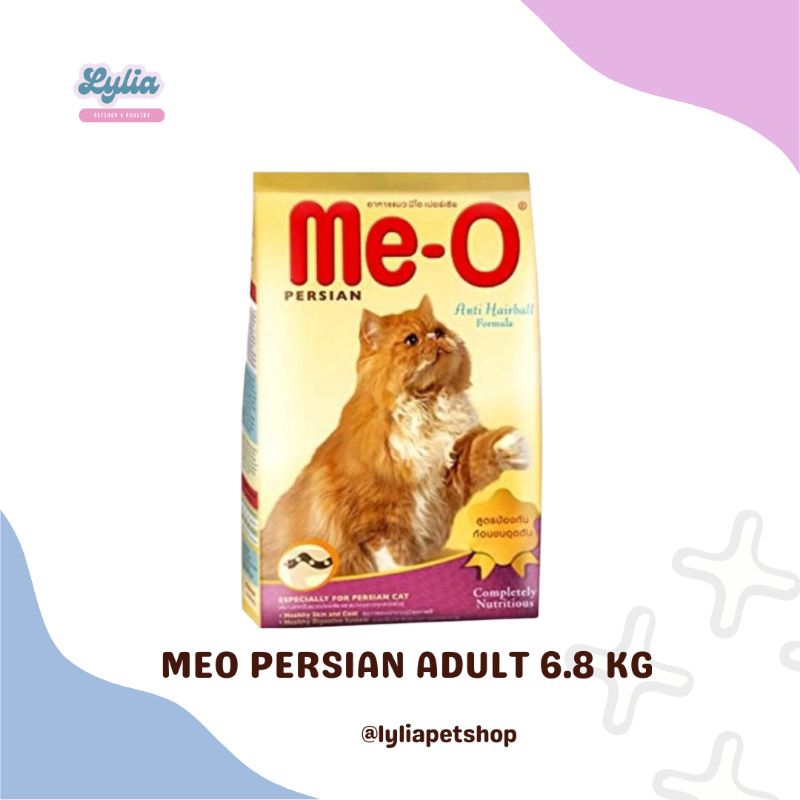 Jual MEO PERSIAN ADULT 6.8 KG dryfood Me-o Persian adult | Shopee Indonesia