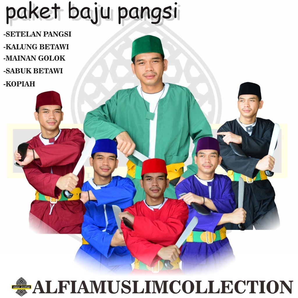 Jual Baju pangsi setelean baju pangsi betawi dewasa | Shopee Indonesia