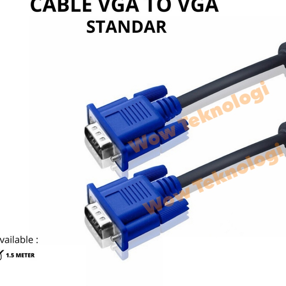 Jual eE KABEL VGA 15 METER M VGA 15M VGA 1 15 M UNTUK PC CCTV DVR ...