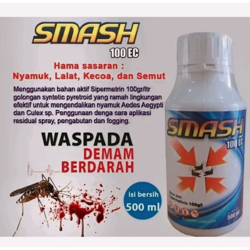 Jual Smash 100 ec 500 ml Obat fogging pembasmi nyamuk lalat semut ...