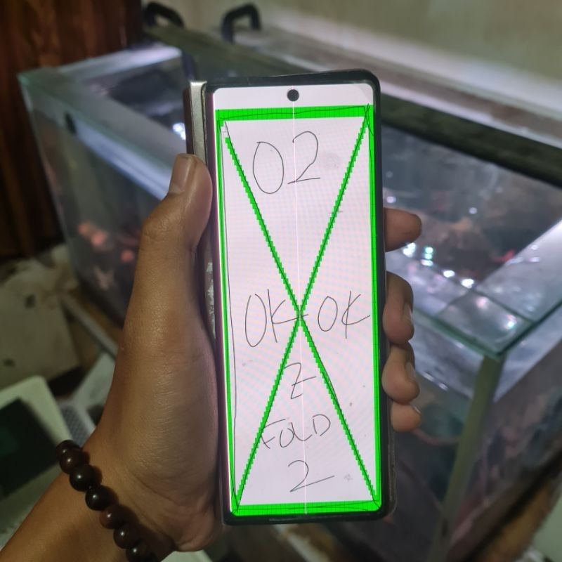 Jual Lcd Samsung Z Fold 2 Sm F916 Original Copotan Bagian Depan ...
