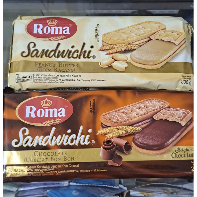 Jual Biskuit Roma Sandwich | Shopee Indonesia