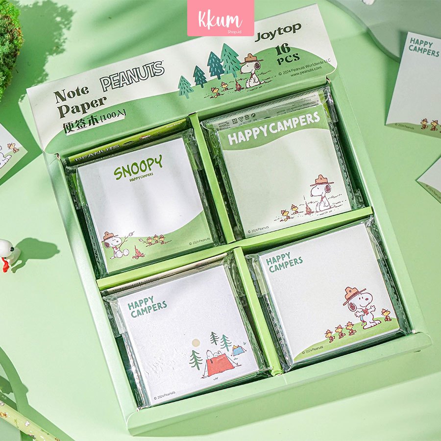 Jual Sticky Note / Notes Memo Cute Memopad Snoopy | Shopee Indonesia