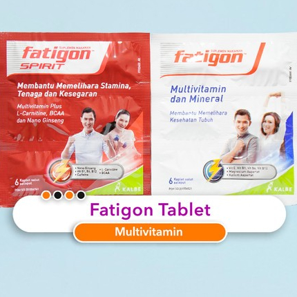 Jual FATIGON MULTIVITAMIN PER 1 STRIP@6KAPLET / MEMELIHARA KESEHATAN ...