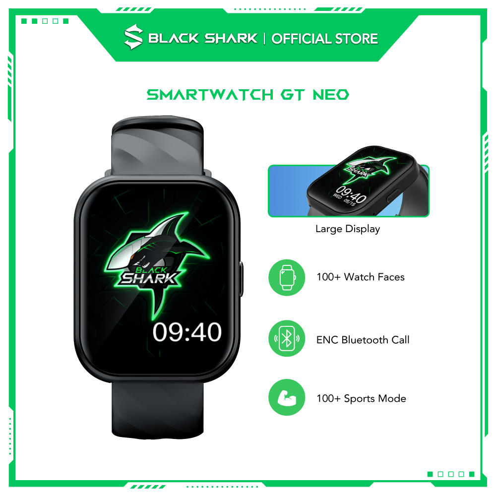 Jual Black Shark Smartwatch GT Neo | 7 Days Battery Life | ENC ...